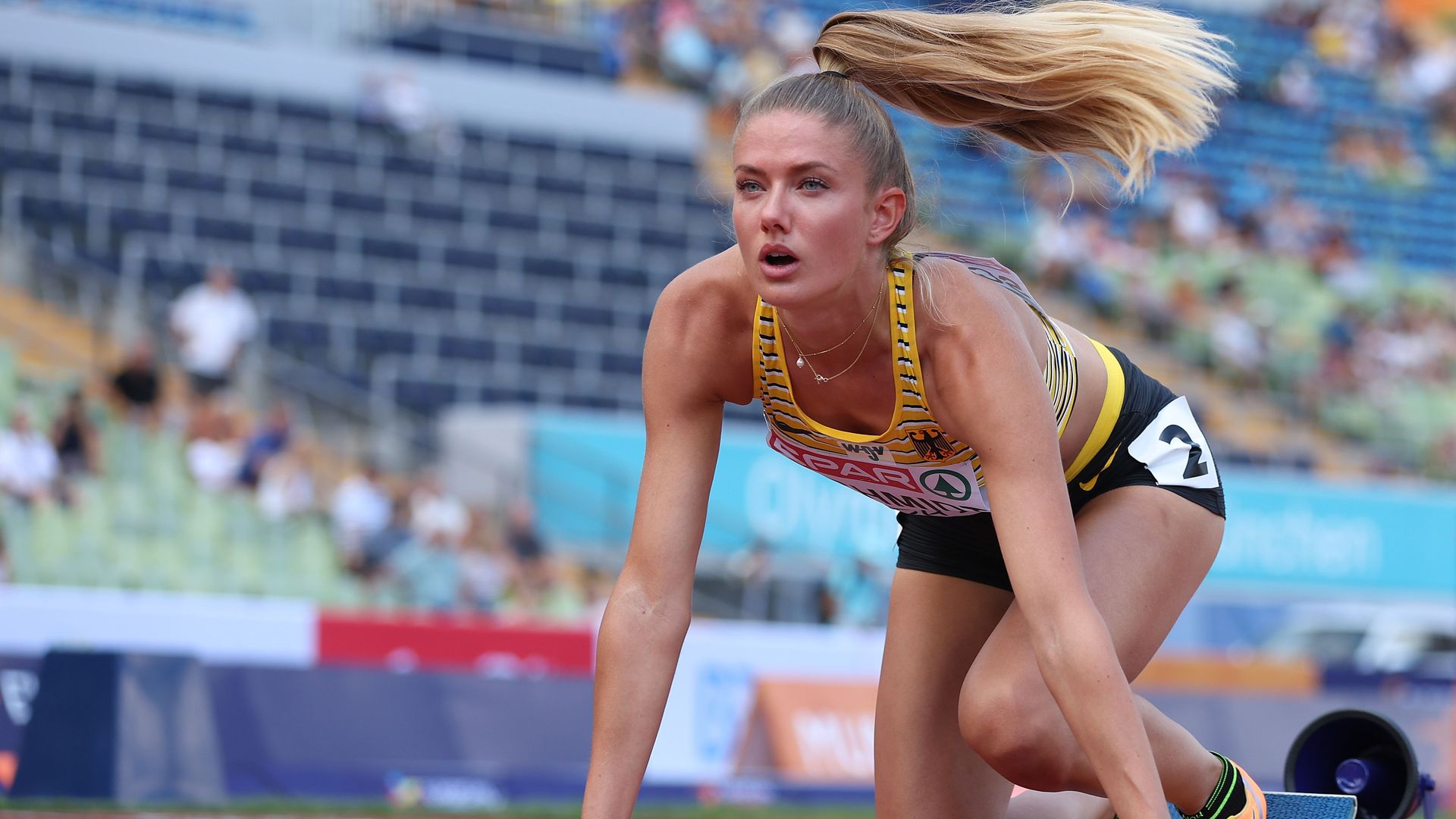 Endlich: Leichtathletin Alica Schmidt zurück auf der Bahn