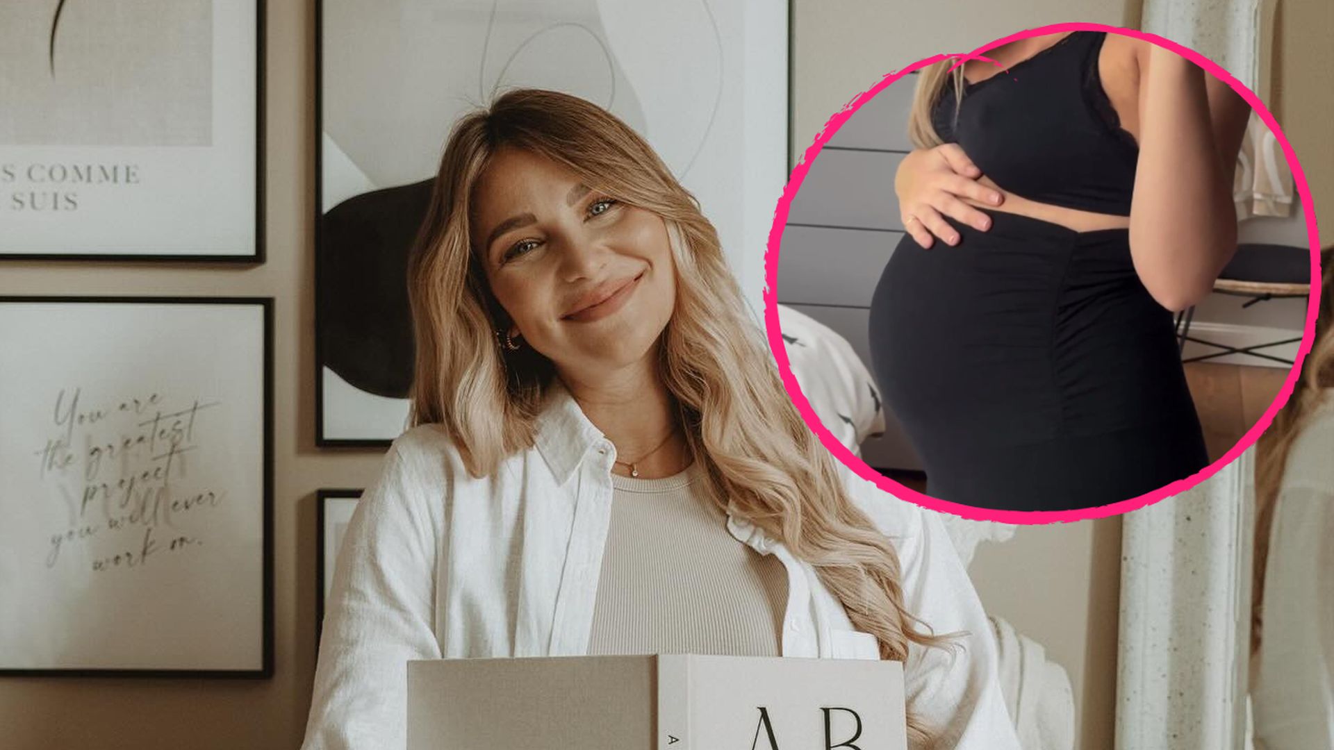 So groß ist Ana Johnsons Bauch eine Woche nach der Geburt