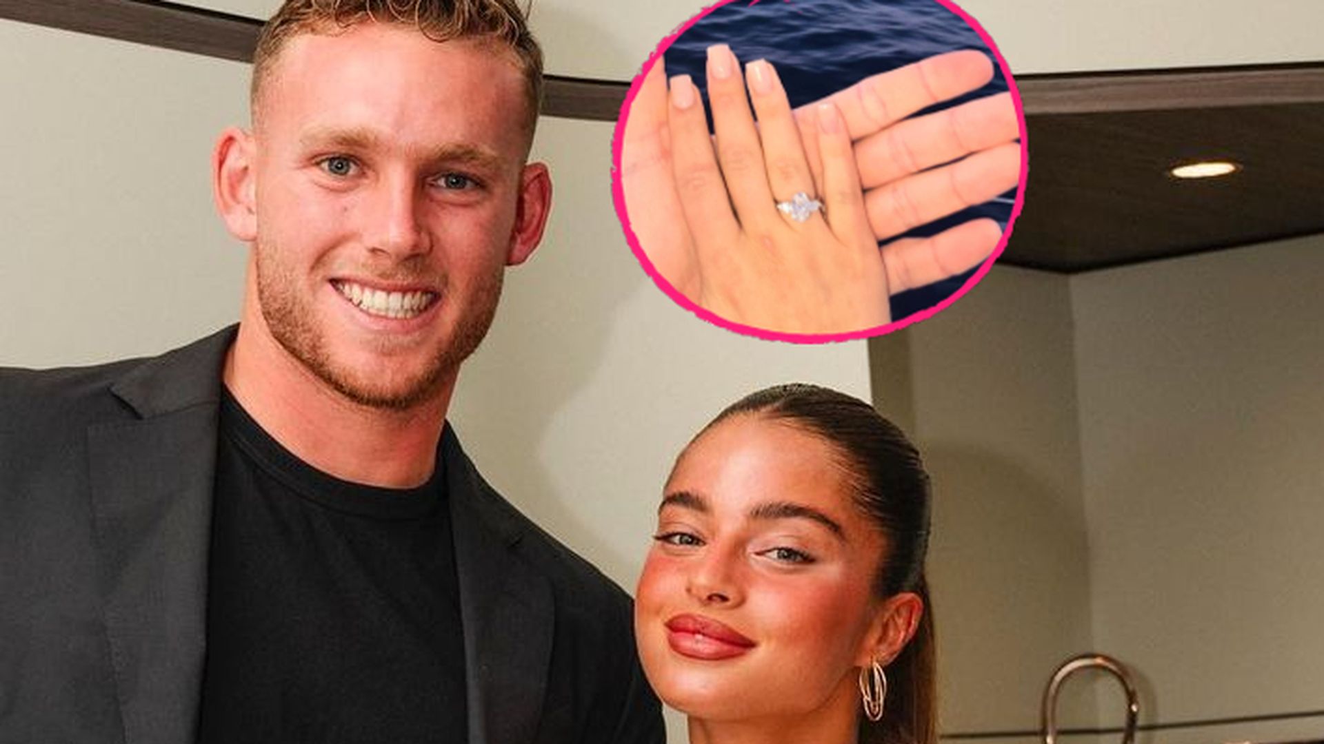 Bayern-Torwart Daniel Peretz ist mit seiner Noa verlobt