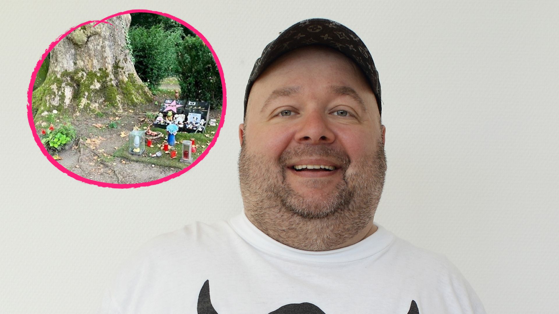 Rosafarbene Bank vor Dirk Bachs Grab wurde offenbar geklaut