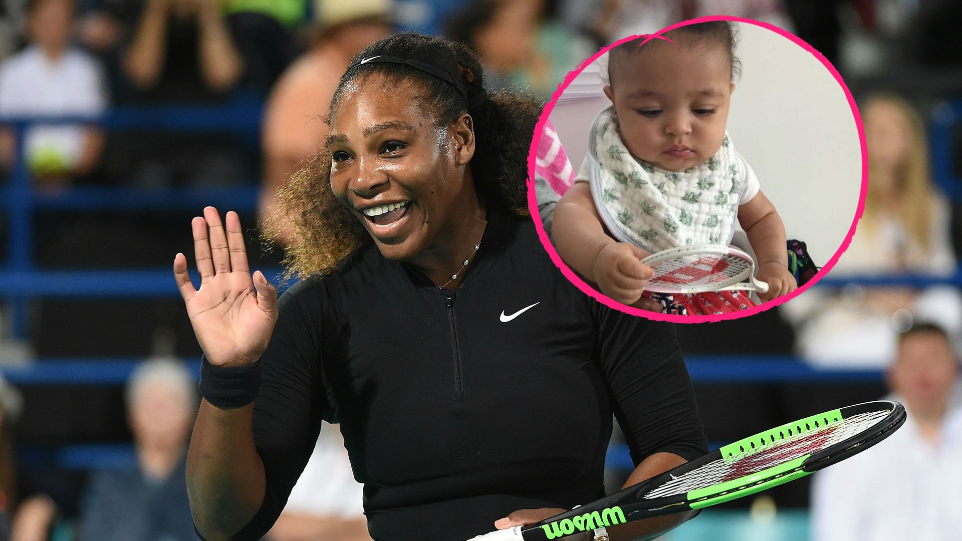 Ganz wie Mami Serena: Alexis Jr. mit Mini-Tennisschläger! | Promiflash.de