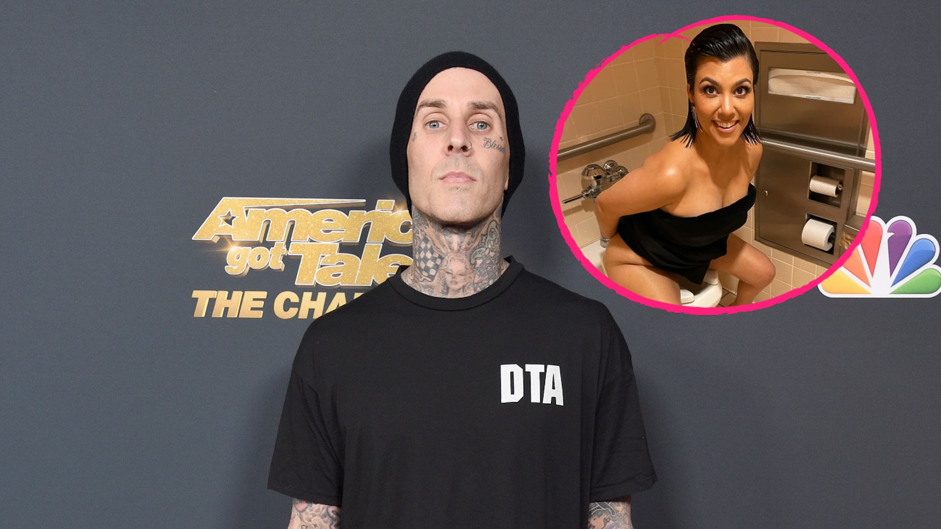 Fies? Travis Barker teilt Foto von Kourtney auf der Toilette