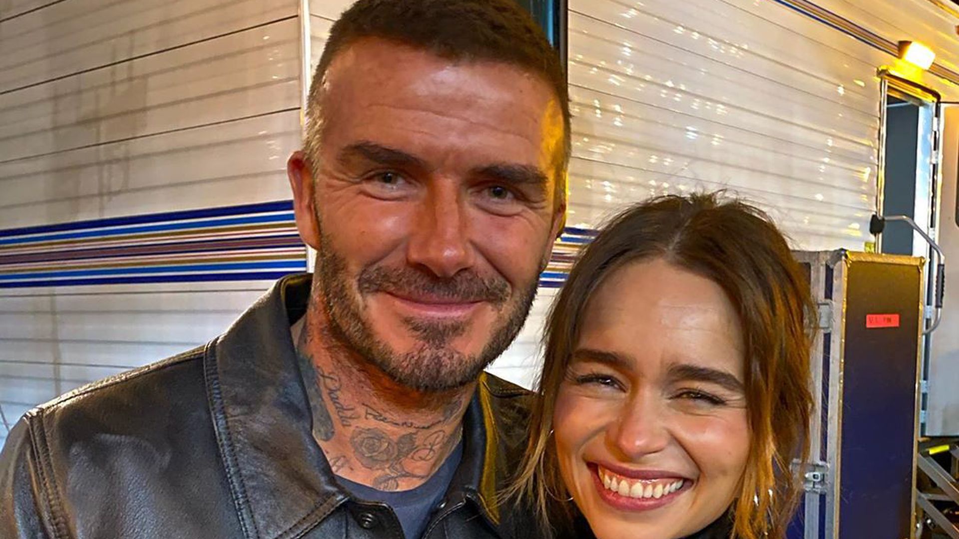 David Beckham überwältigt: Er traf seine GoT-Heldin Emilia