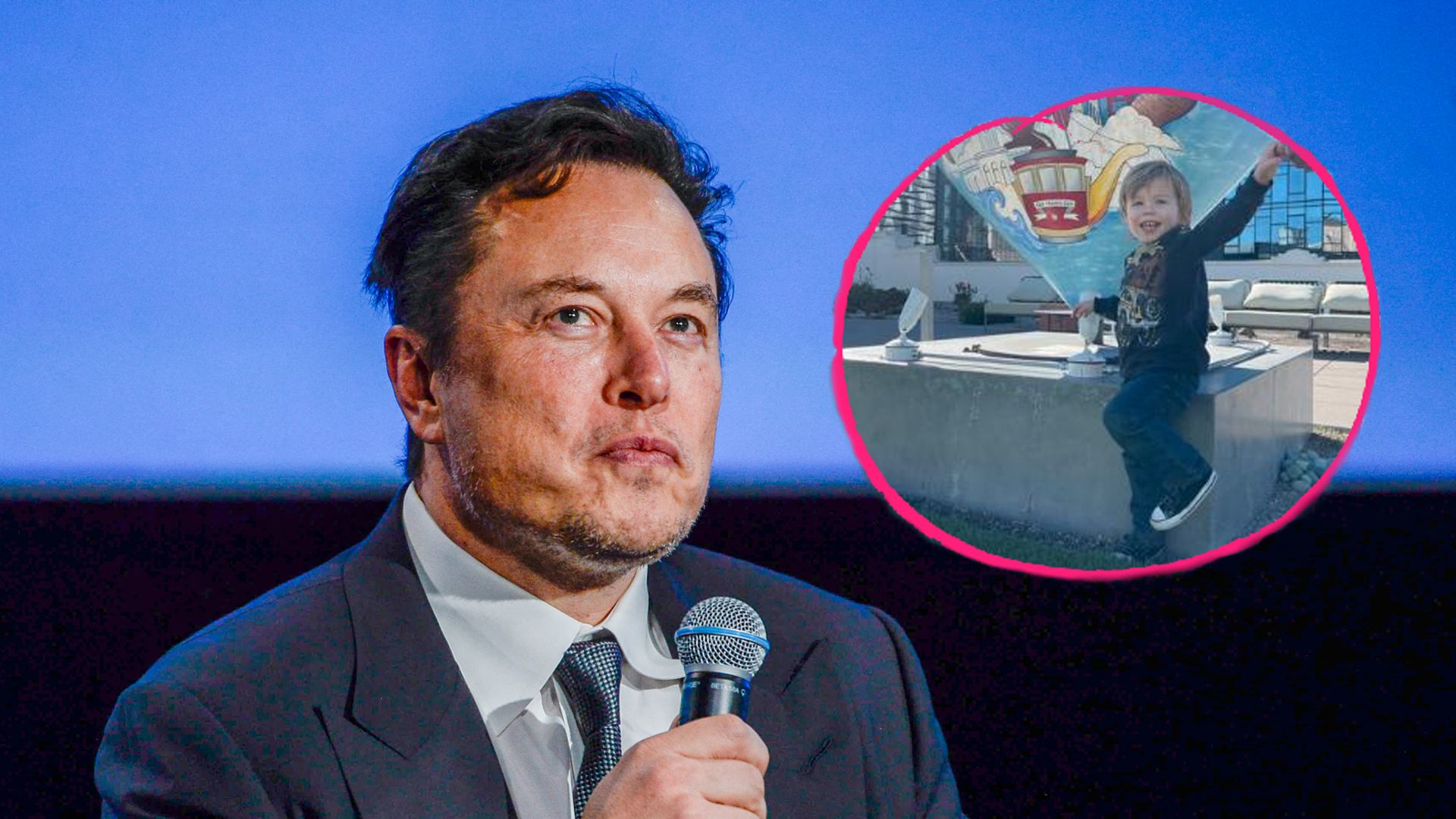 Selten: Elon Musk teilt süße Schnappschüsse seines Sohnes