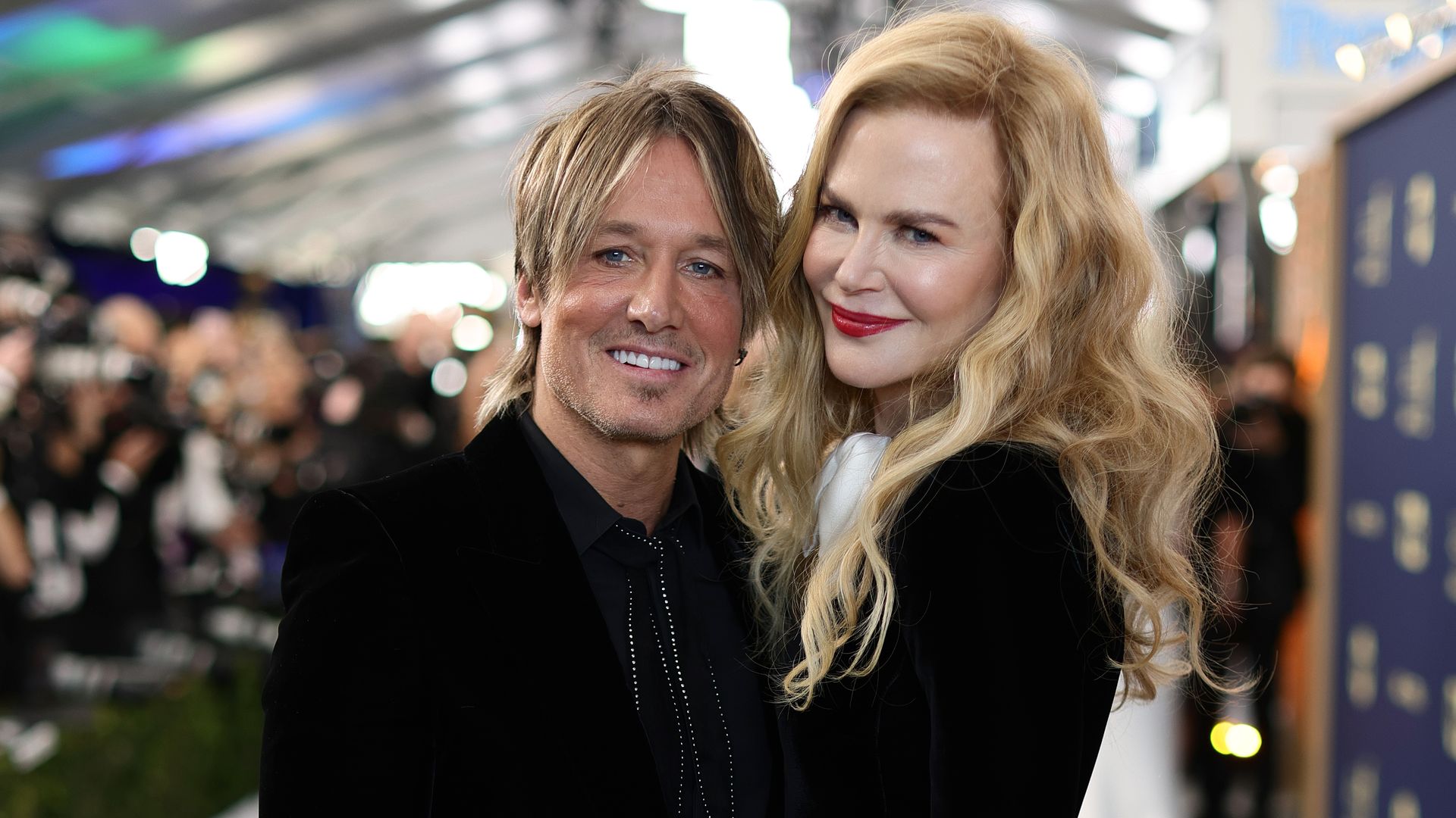 Lustig: Hier zeigt Nicole Kidman ihrem Mann Keith Drehort