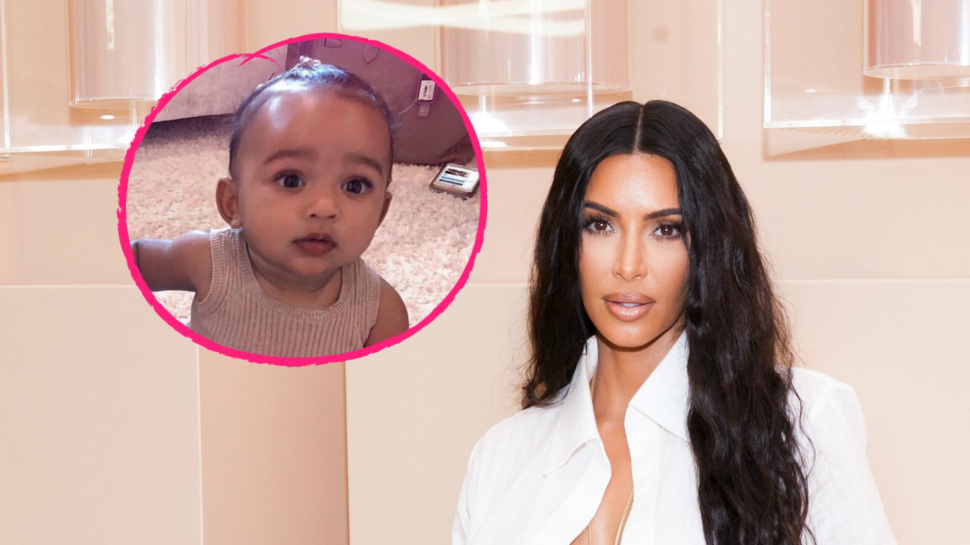 Kim sicher: Gott wollte Chicago zu ihrem Mini-Me machen | Promiflash.de