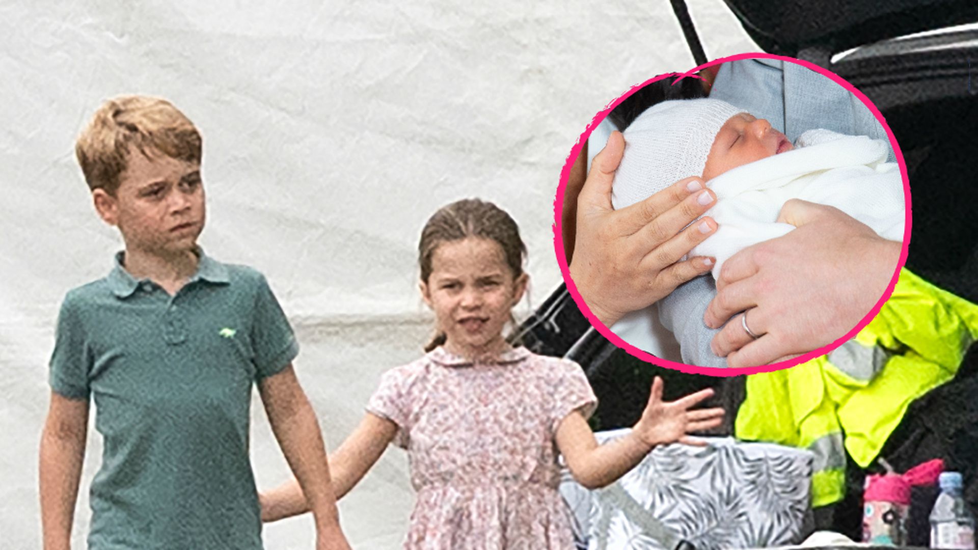 Wann trafen George und Charlotte Baby Archie zum ersten Mal?