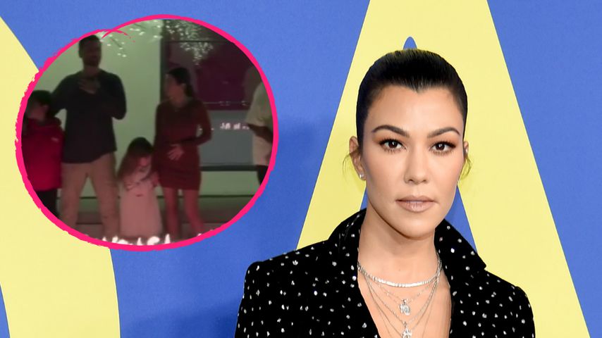 Hand Auf Körpermitte Ist Kourtney Kardashian Schwanger Promiflashde